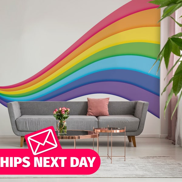 Wavy Print Wallpaper - Etsy