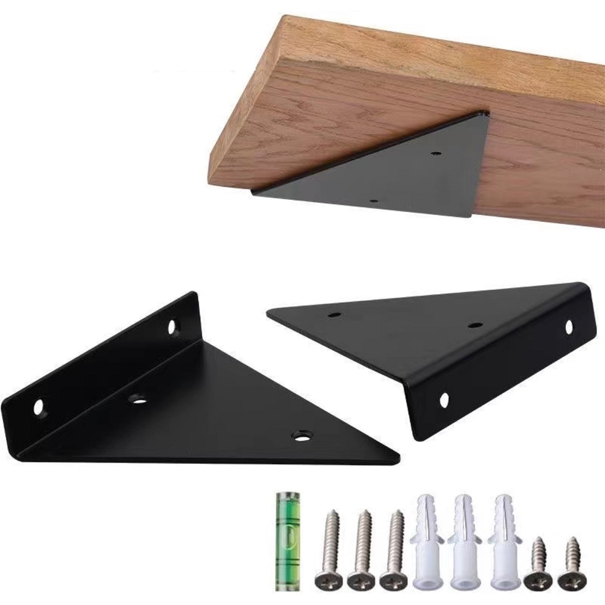 Triangle Shelving Invisible Bracket Shelf on Wall Shelf Brackets for ...