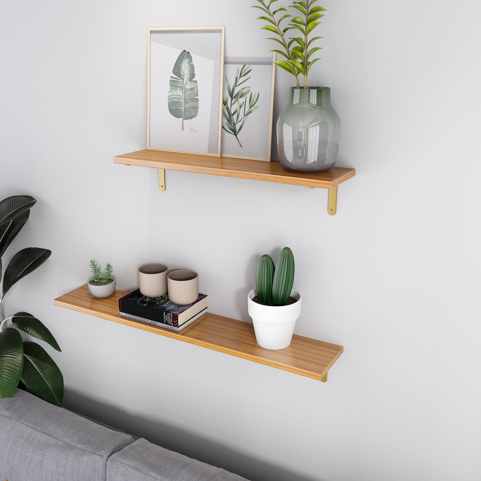 Steel Gold Shelf Bracket L Brackets Book Shelf Supports - Etsy