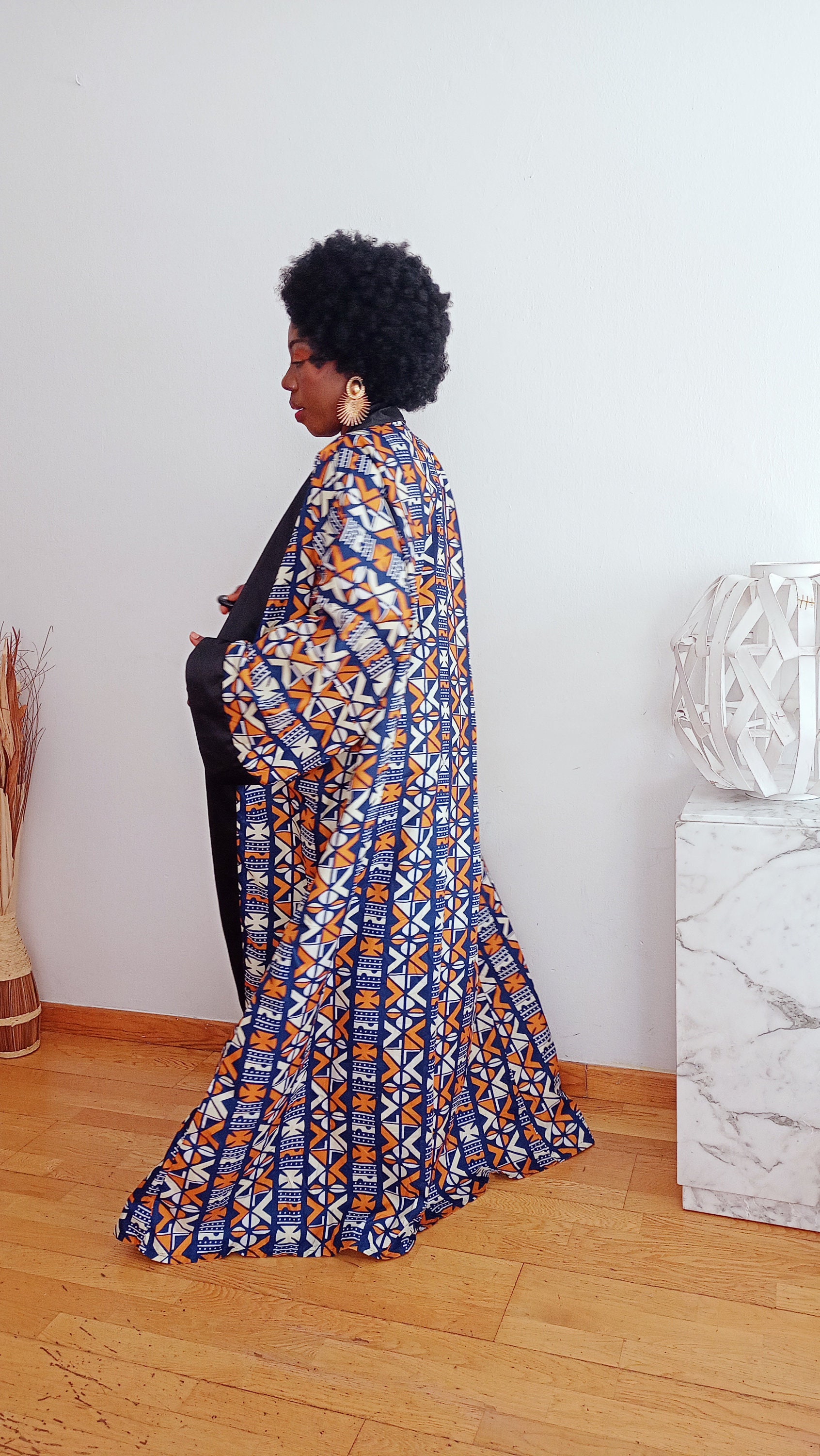 African Print Duster, African Print Jacket, Mudcloth Jacket, Ankara ...