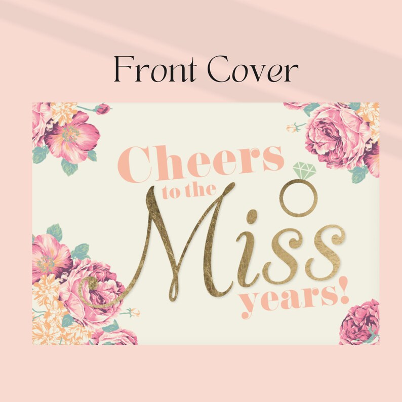 Advice for the Bride Printable Hen Party Bachelorette Game A Note to ...