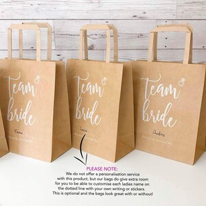 Hen Party Bags Team Bride Bags for Hen Do Eco Friendly Hen Do Bags Hen ...