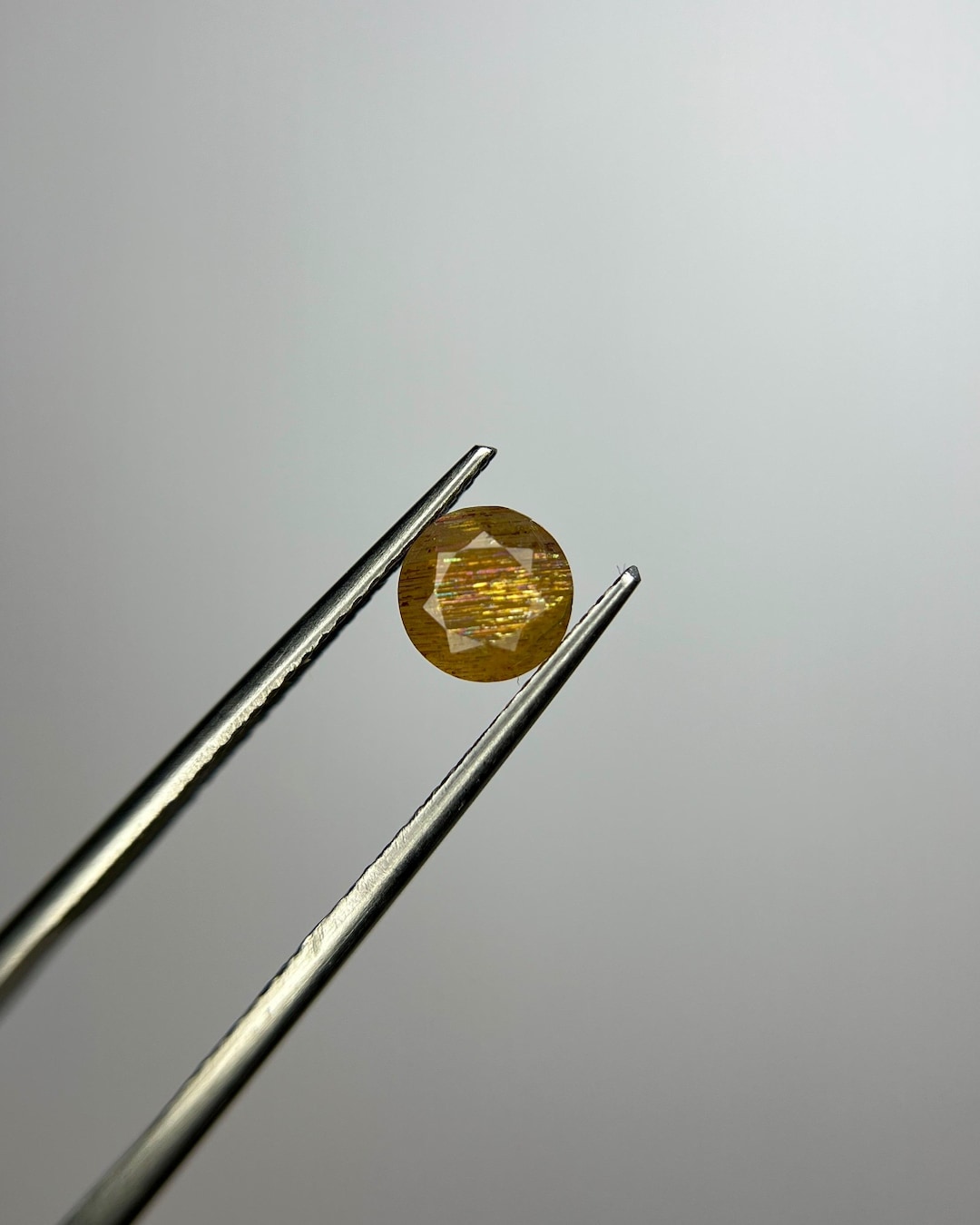 Natural Yellow Sunstone Bloodshot Sunstone 5.5 MM Round 0.65 Cts Golden ...