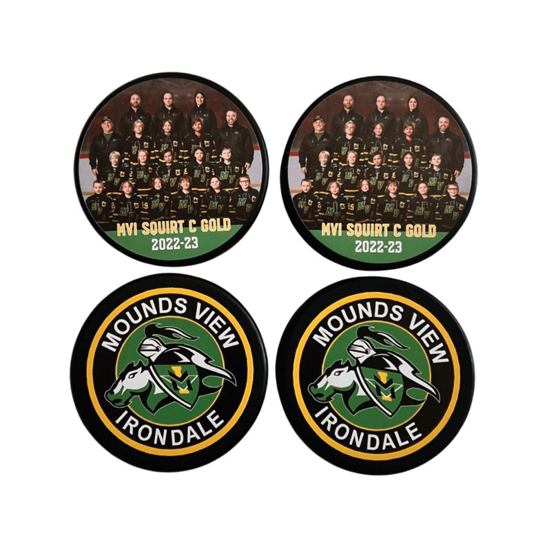 Custom Ice Hockey Puck With PHOTO + LOGO - Personalized Puck - UV ...