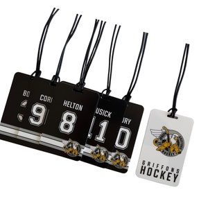 Customized Sport Bag Tag for Teams - Single Sided or Double Sided - 4 ...