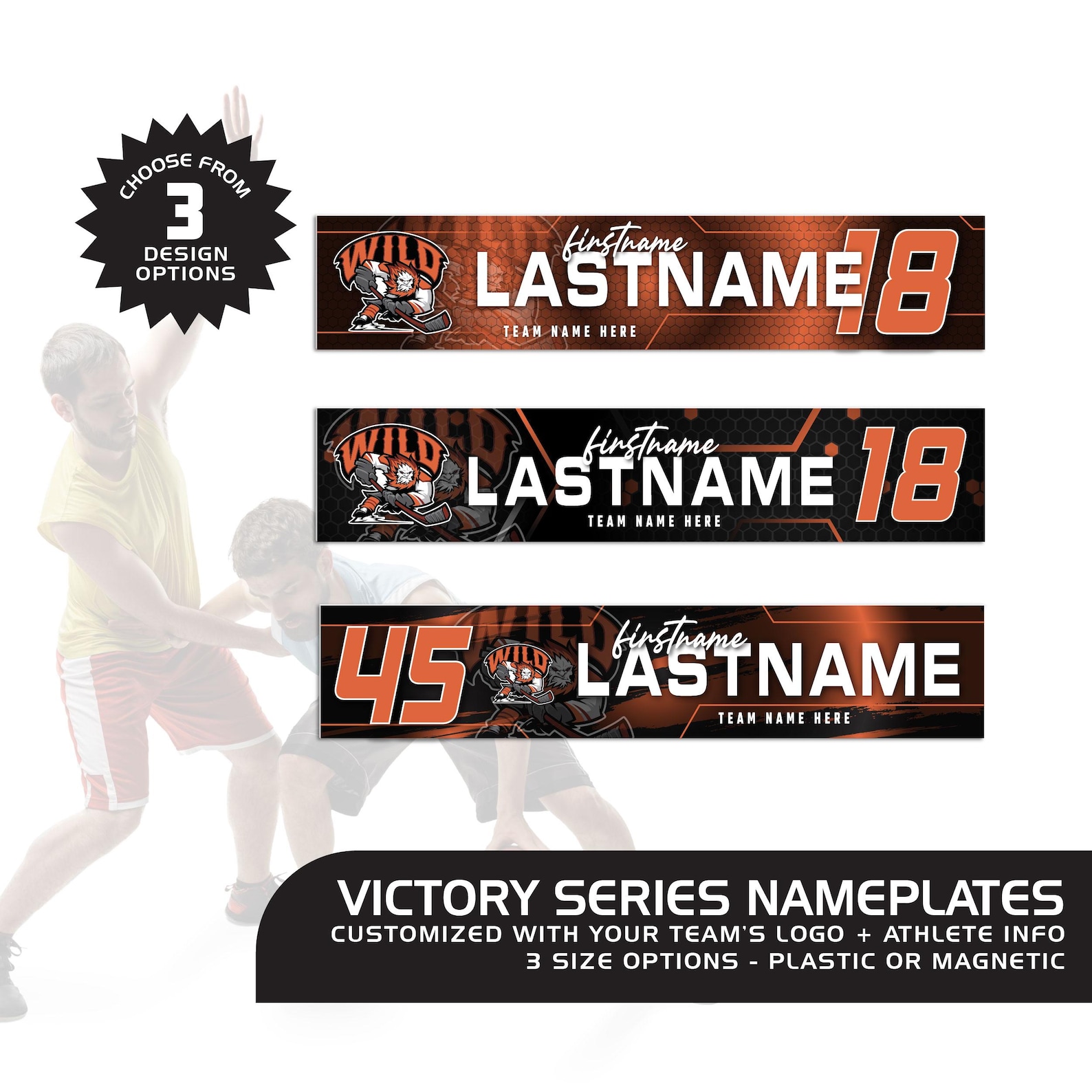 Victory Series - Personalized Locker Room Nameplates – Customized ...