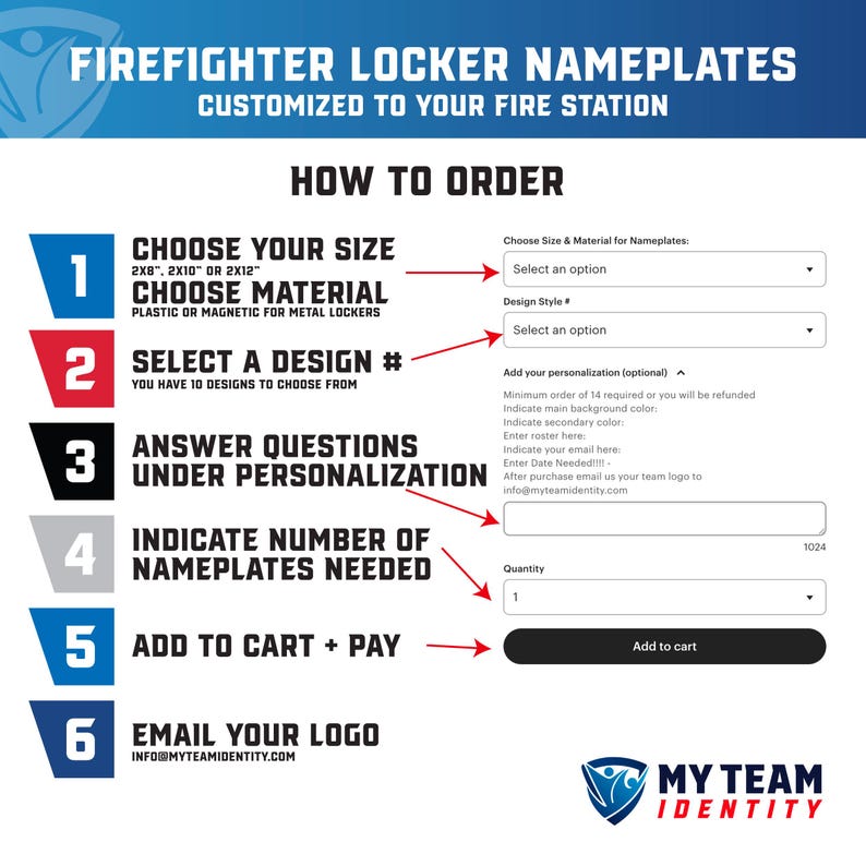 Victory Series - Personalized Locker Room Nameplates – Customized ...