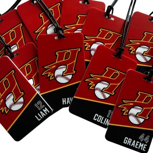 Customized Sport Bag Tag for Teams Single Sided or Double - Etsy