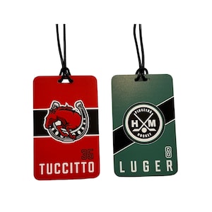 Customized Sport Bag Tag for Teams - Single Sided or Double Sided - 4 ...