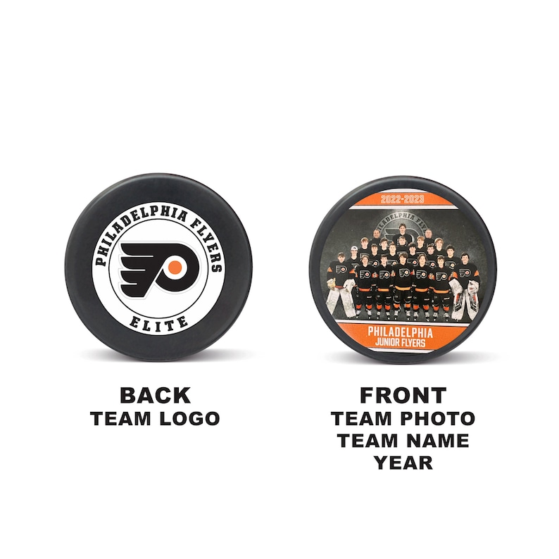Custom Ice Hockey Puck With PHOTO + LOGO - Personalized Puck - UV ...