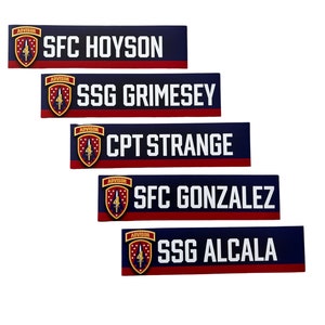 Custom Locker Room Nameplate 8 Design Options Fully Customized With ...