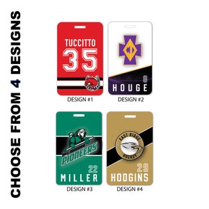 Customized Sport Bag Tag for Teams Single Sided or Double - Etsy