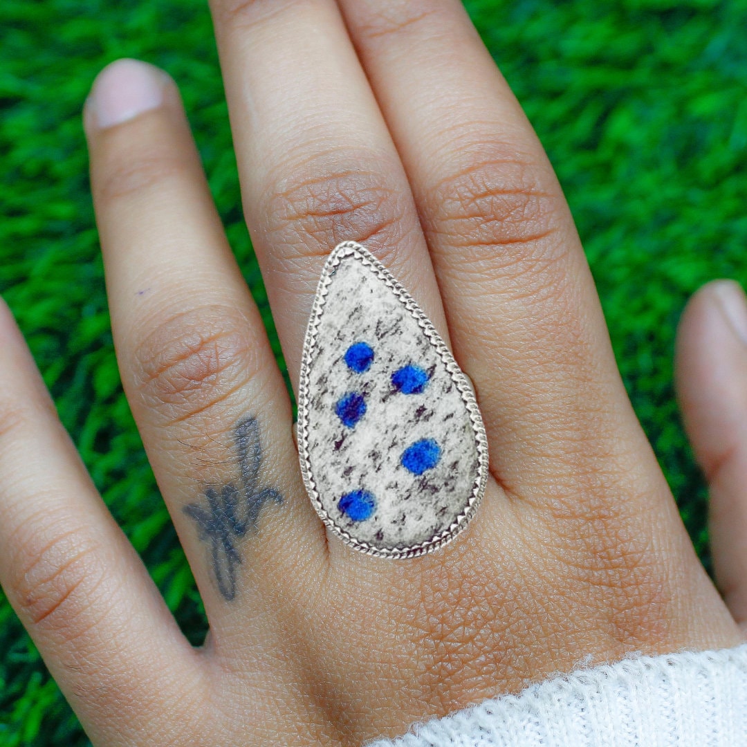 925 Sterling Silver K2 Jasper Rings for Women K2 Jasper Handmade Solid ...