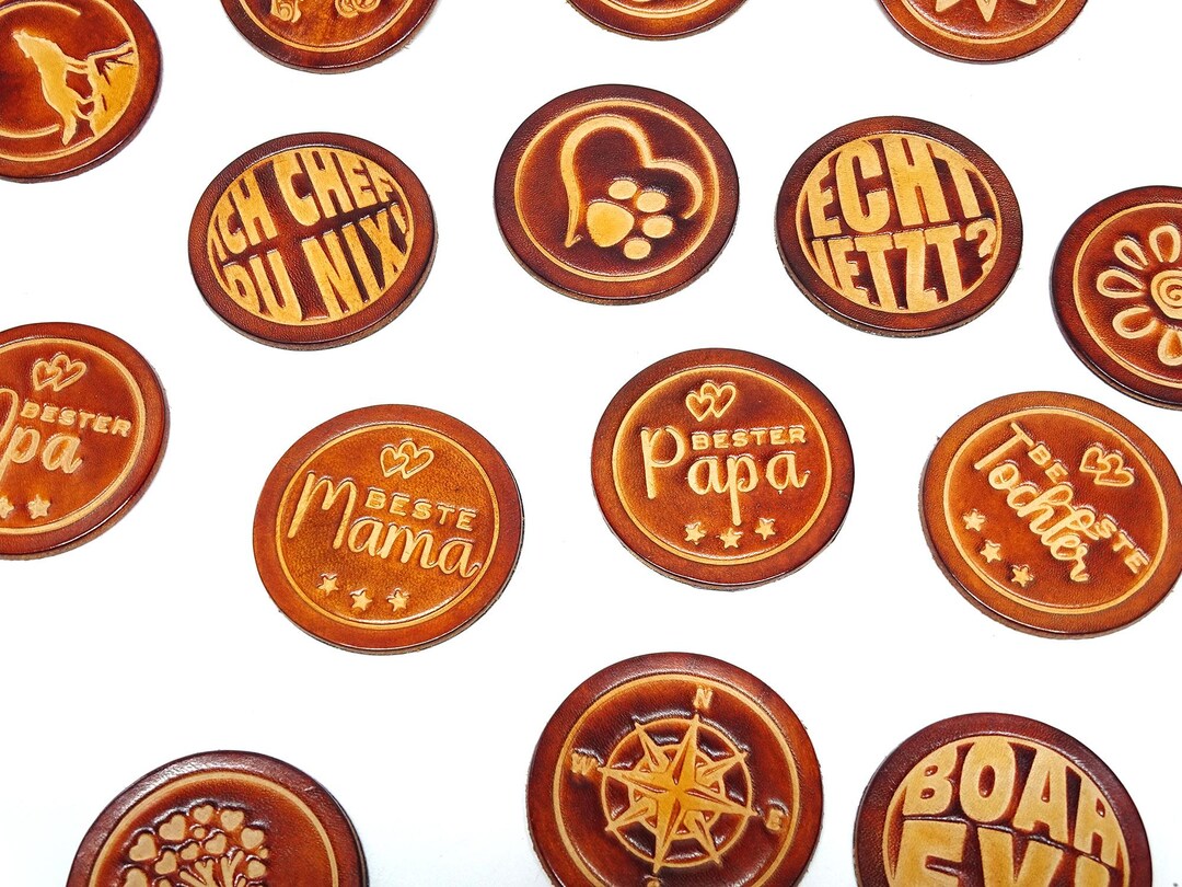 Leather Magnet Pins – OX Antique – Sayings – Round Fridge Magnets - Etsy