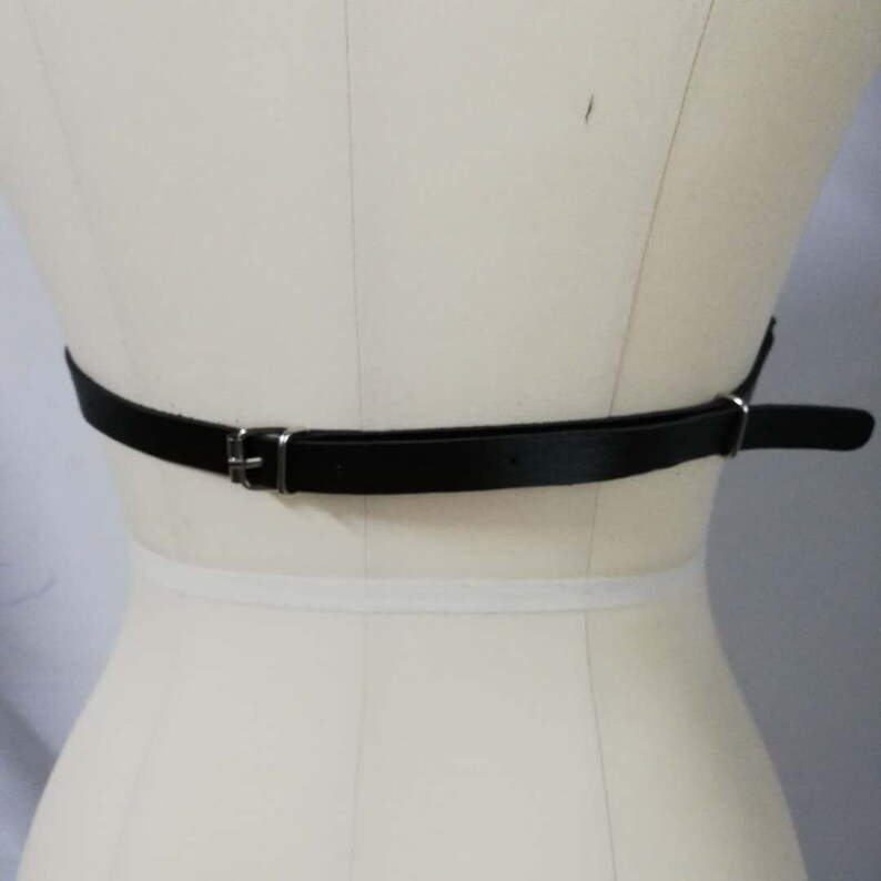 Leather Body Harness Bralette Cage Lingerie Open Bra Bdsm Sexy - Etsy