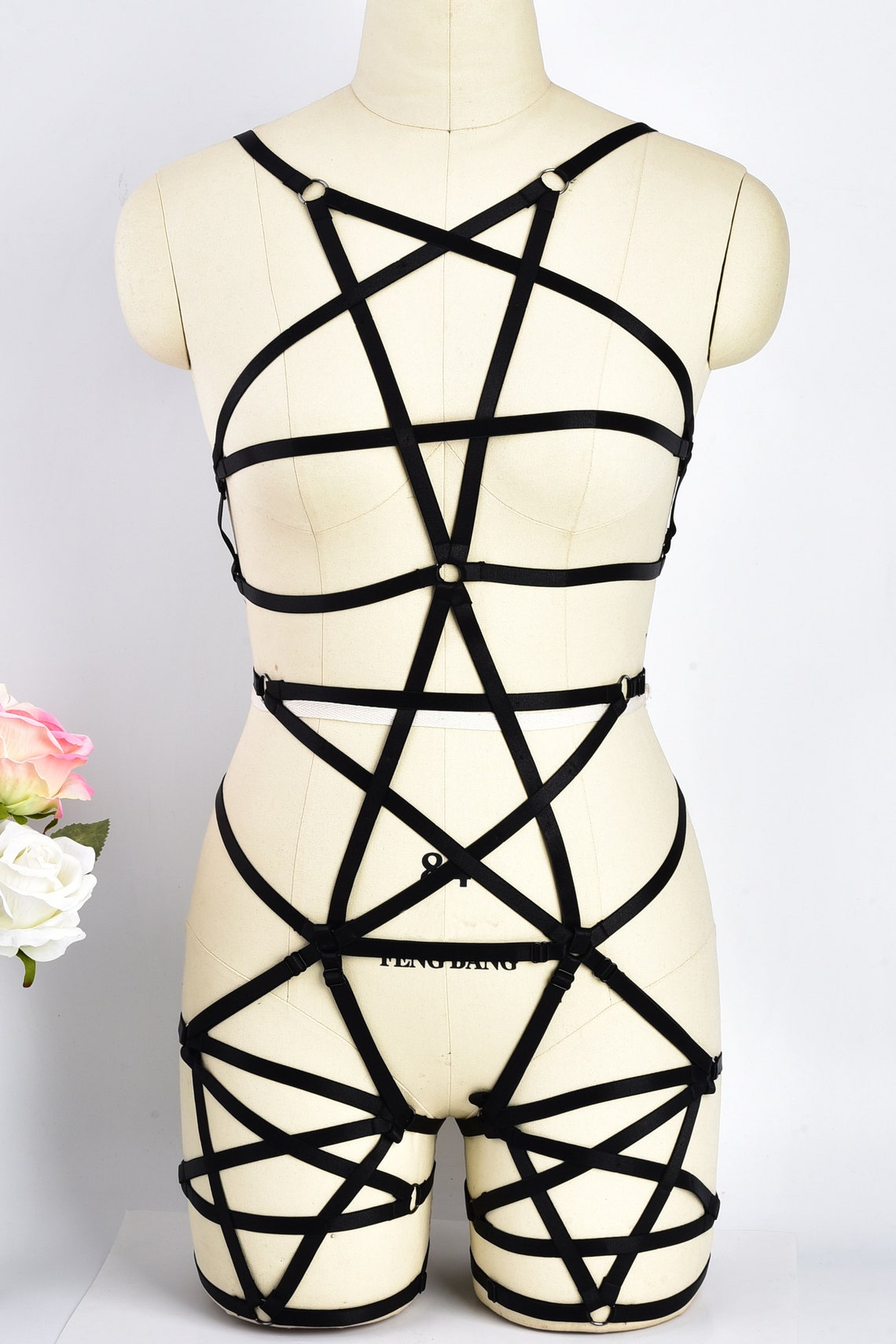 Sexy Body Harness Bra Set Sexy Lingerie For Women Open Bra Etsy