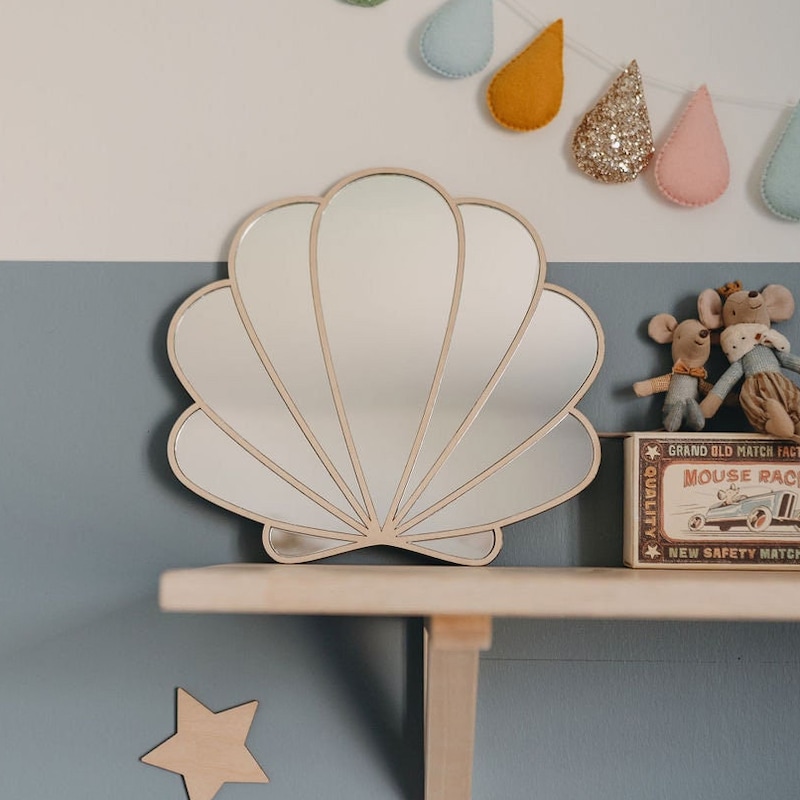 Sea Shell Mirror - Etsy