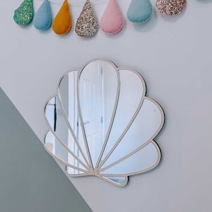 Shell Shatterproof Mirror | Perfect Gift for Bedroom & Nursery ...