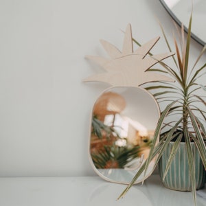 Pineapple Shatterproof Mirror | Perfect Gift for Bedroom & Nursery ...