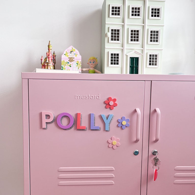 Magnetic Locker Flower Decorations | Personalised Shapes | Magnetic ...