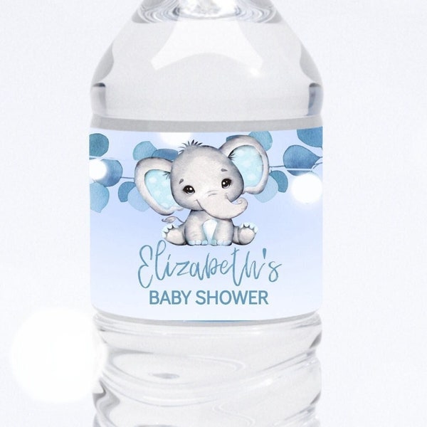 Elephant Labels - Etsy