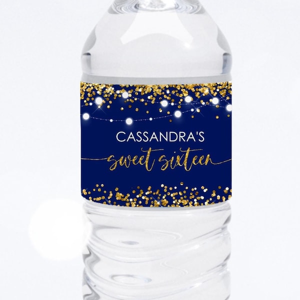 Glitter Labels - Etsy