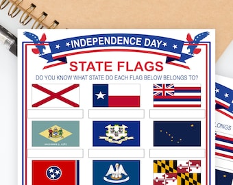 Independence day Trivia game United States fourth of July | Etsy