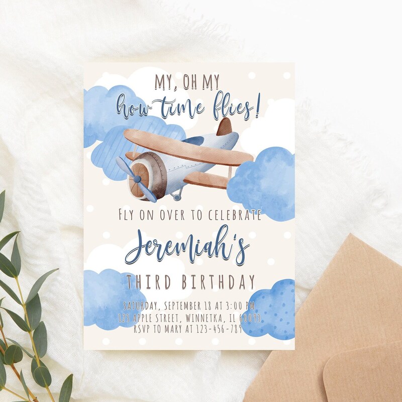 Time Flies Birthday - Etsy