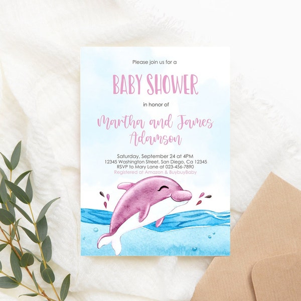 Dolphins Baby Shower - Etsy