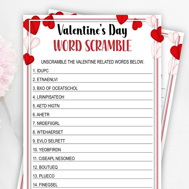 Word Scramble - Etsy