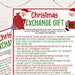 Christmas Exchange Gift Game PRINTABLE Christmas Fun Christmas Game for ...