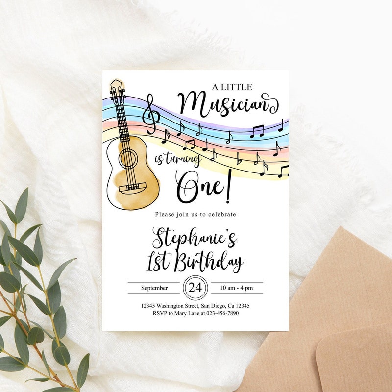 Music Invitations - Etsy