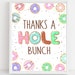Donut Thank You Sign, Donut Theme, Birthday Sign Table Decor, Doughnut ...