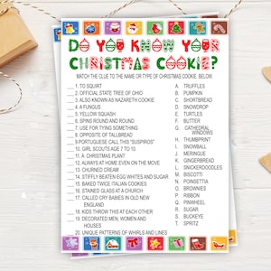 Christmas Cookie Game, Do You Know Your Christmas Cookie, Games for ...