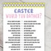 Easter Day Game, Would You Rather Game, Fun Easter Day Game, PRINTABLE ...
