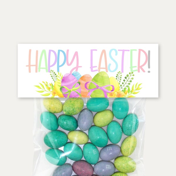 Easter Treat Bag Topper Svg - Etsy