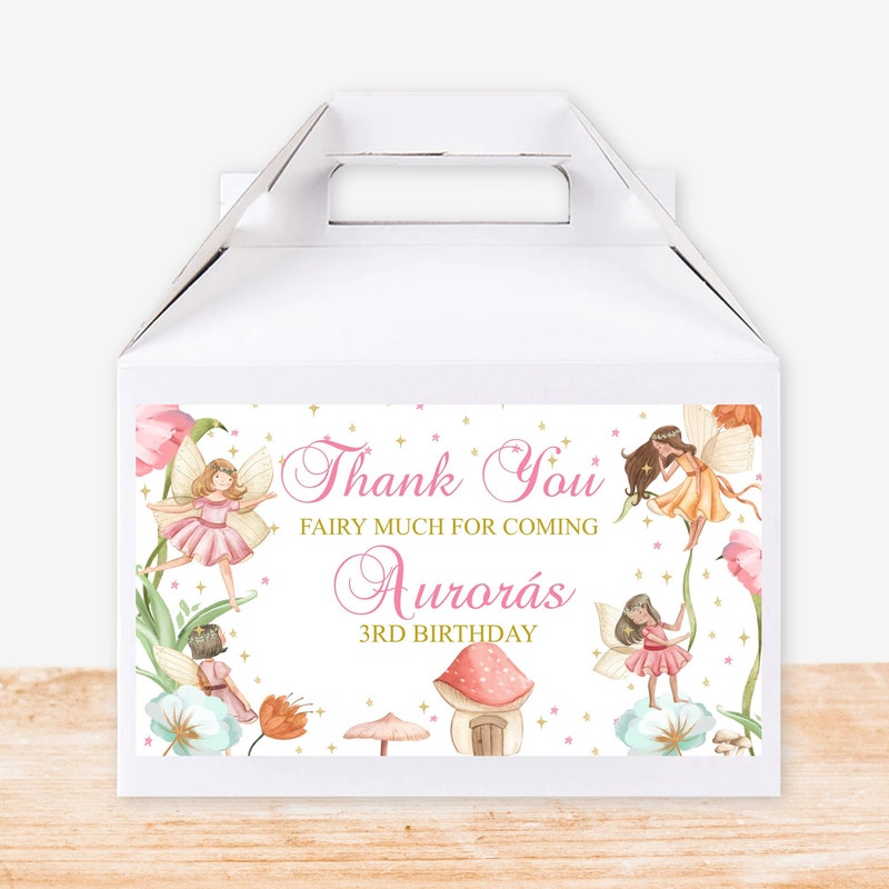 Printable Fairy Candy Box - Etsy