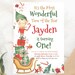 Editable Elf Birthday Party Invitation Elf Christmas Boy Birthday ...