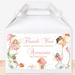 Editable Fairy Gable Box Favor Label Gift Box Label Birthday Party Gift ...