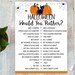 Halloween Would You Rather Game, Halloween Simple Pumpkin Cat Would You ...