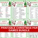 Christmas Games, Christmas Party Game Bundle, Christmas Holiday Game ...