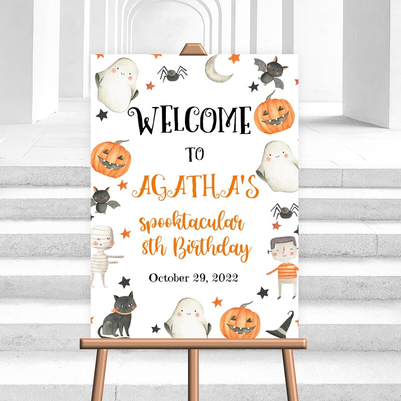 Cute Halloween Poster - Etsy