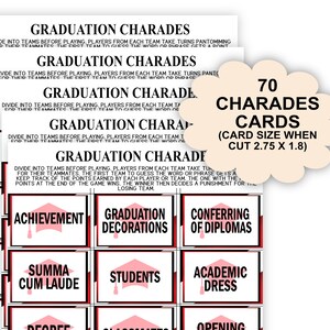 Graduation Party Games Bundle Pack Printable, Red Black , Graduation ...