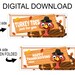 Turkey Happy Thanksgiving Day Treat Bag Topper Favor Bag Topper Goody ...
