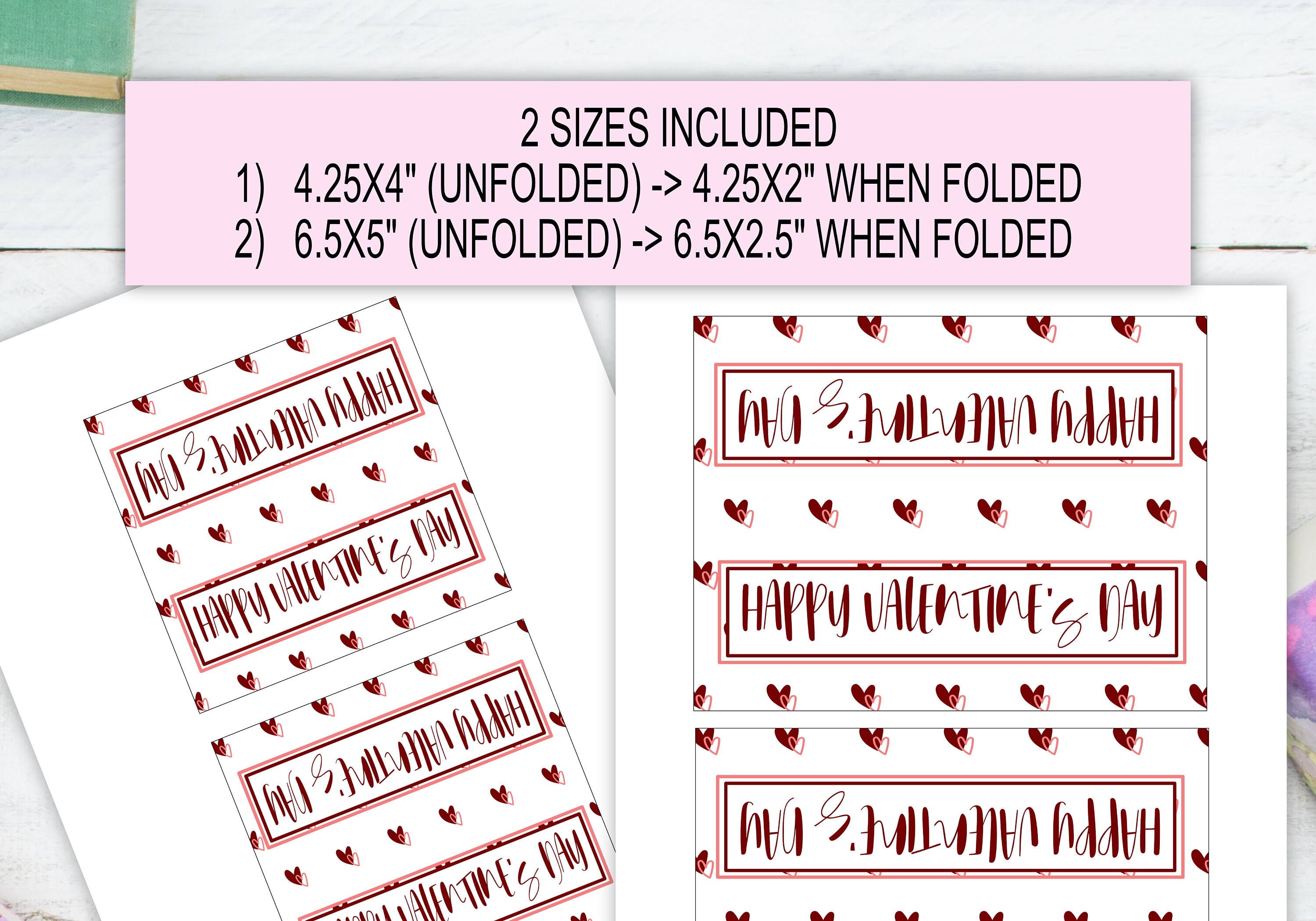 Happy Valentine's Day Treat Bag Toppers, Galentine's Day, Valentines ...