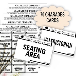 Black White Graduation Party Game Bundle Pack Printable, Who Knows the ...