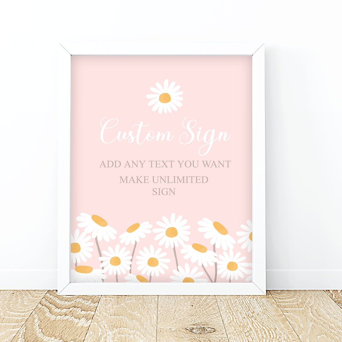 Editable Daisy Custom Sign Daisy Boho Cute Birthday Party - Etsy