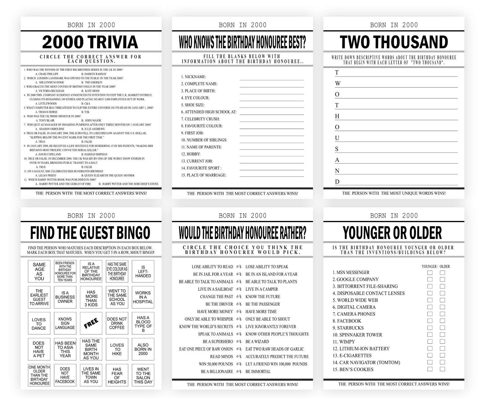 21st Birthday Party Games Born In 2000 Birthday Game Etsy 21st-birthday-party-games-born-in-2000-birthday-game-etsy