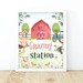 Food Party Sign Grazing Station Farm Animals Barnyard Snacks Station ...