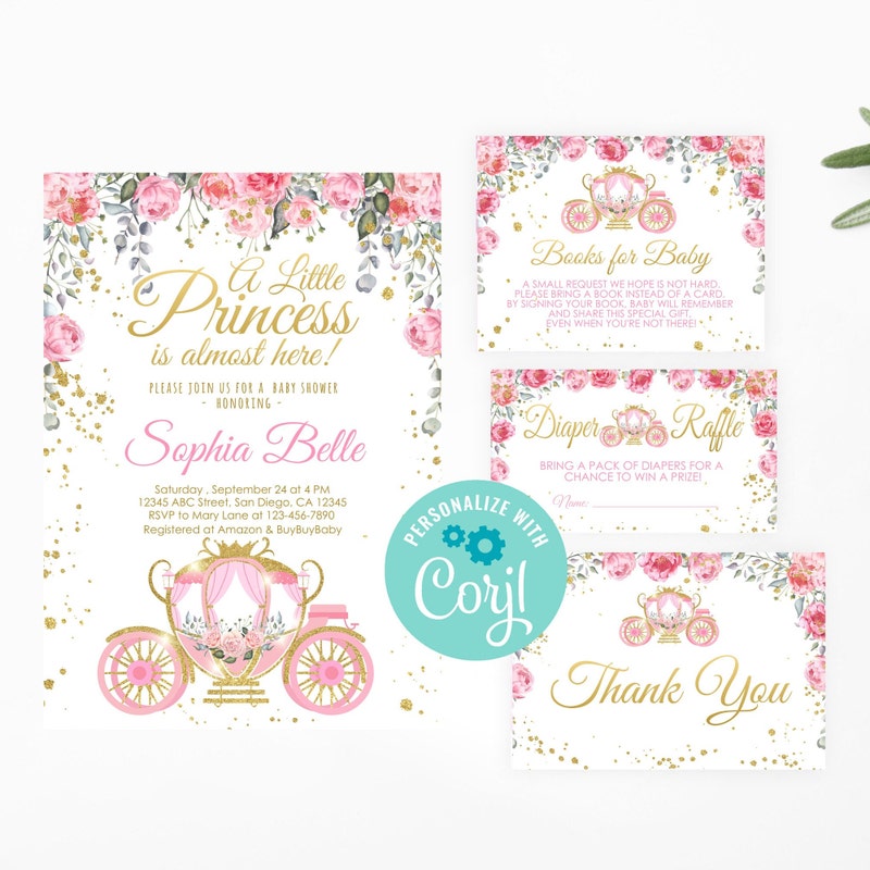 Princess Baby Shower - Etsy